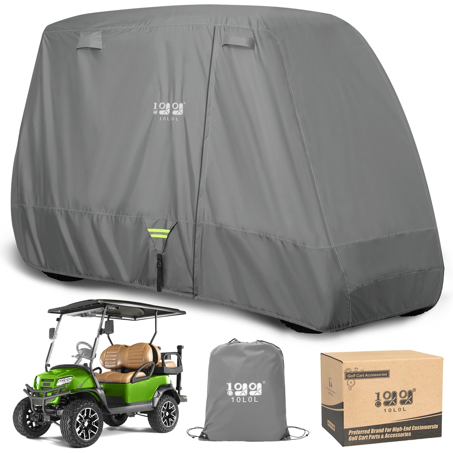 10L0L Golf Cart Cover – Weatherproof 2–4 Seat Fit | Golf Cart Shop