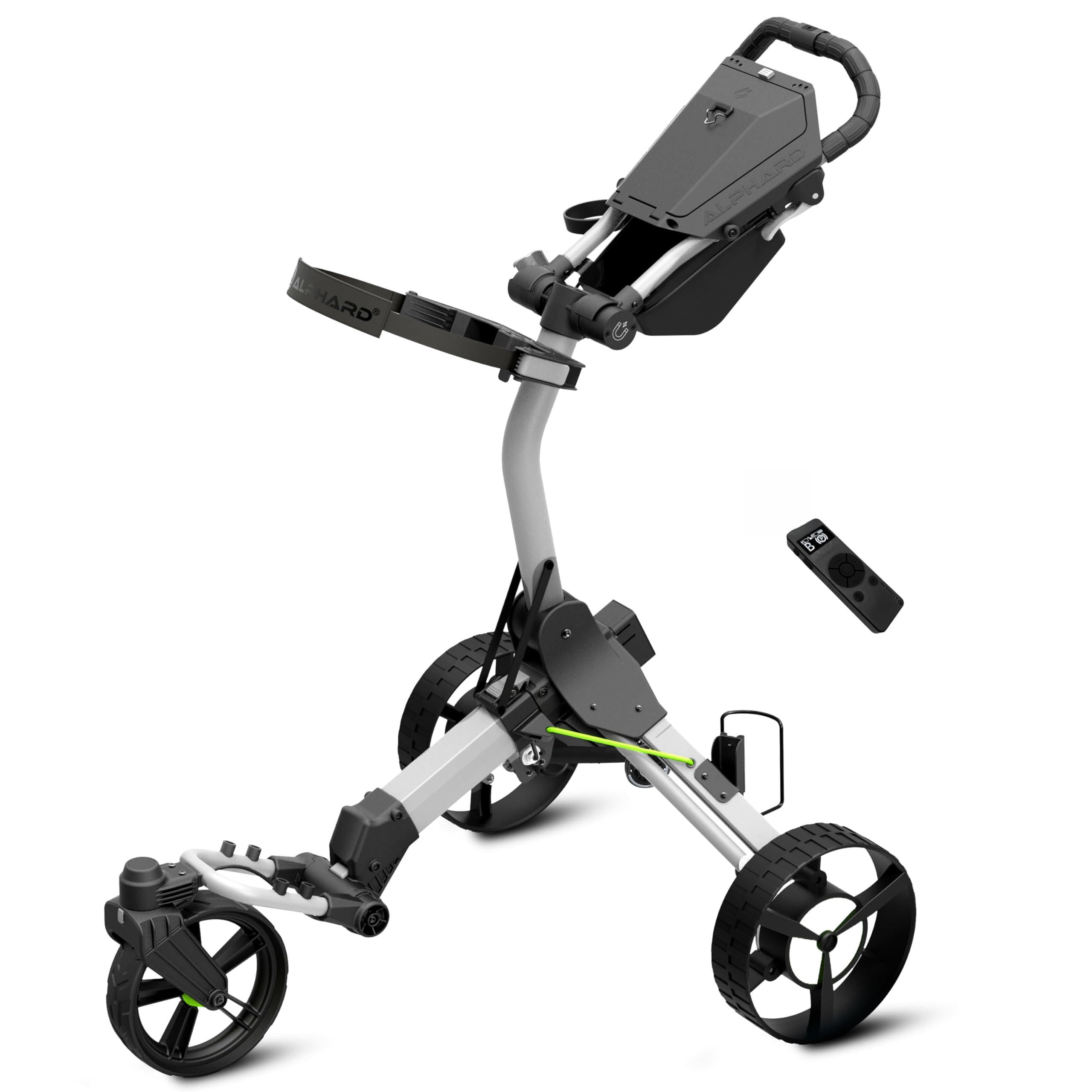 Alphard Cybercart Remote Electric Golf Caddy – Silver