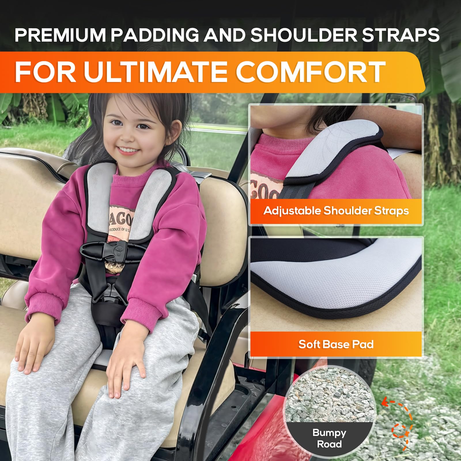 Craftsman 5-Point Child Harness for Golf Carts