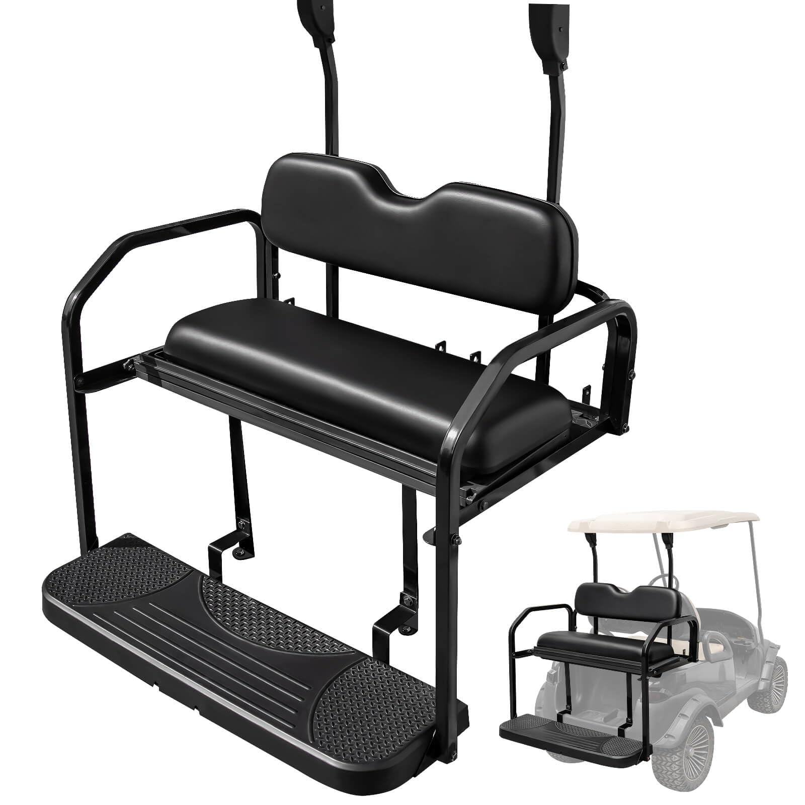 NOKINS Club Car Rear Flip Seat Kit – Precedent/Tempo/Onward | Golf Cart ...